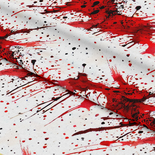Blood Spatter Pattern 12 Quilting Cotton Fabric – FabricMegaStore.com