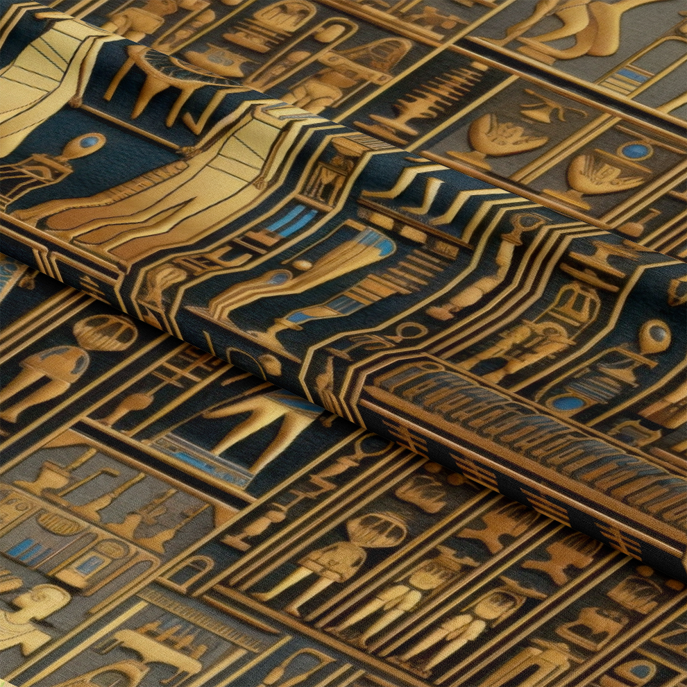 2D Ancient Egypt Pattern 14 Quilting Cotton Fabric – FabricMegaStore.com