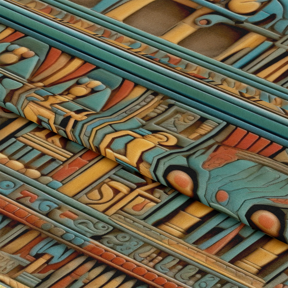 2D Ancient Egypt Pattern 20 Quilting Cotton Fabric – FabricMegaStore.com