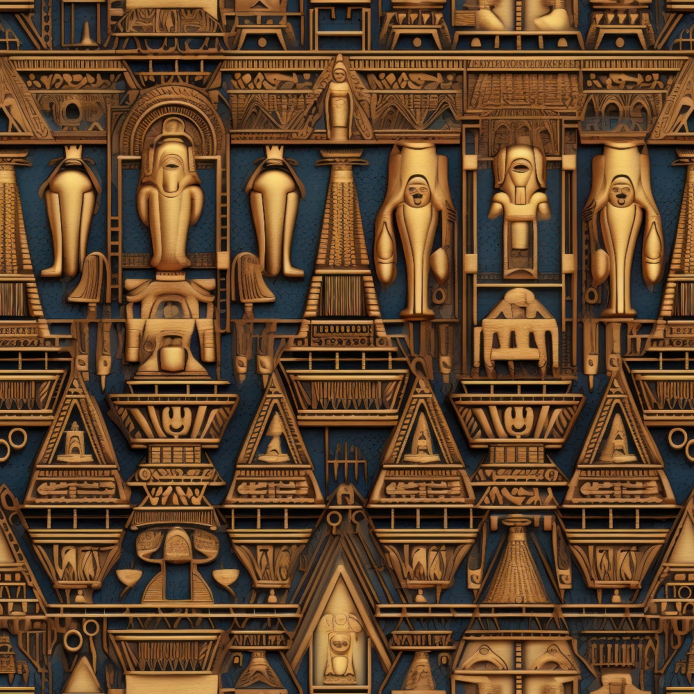 2D Ancient Egypt Pattern 22 Quilting Cotton Fabric – FabricMegaStore.com
