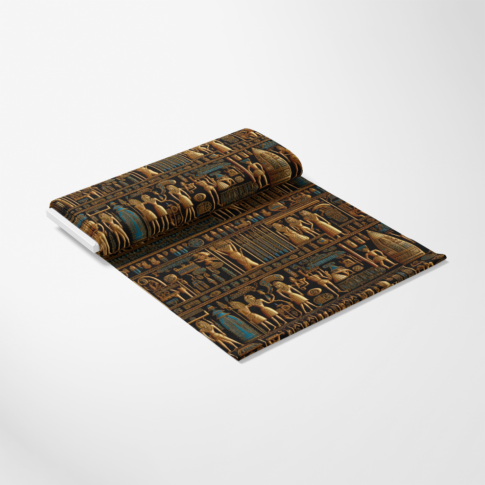 2D Ancient Egypt Pattern 25 Quilting Cotton Fabric – FabricMegaStore.com