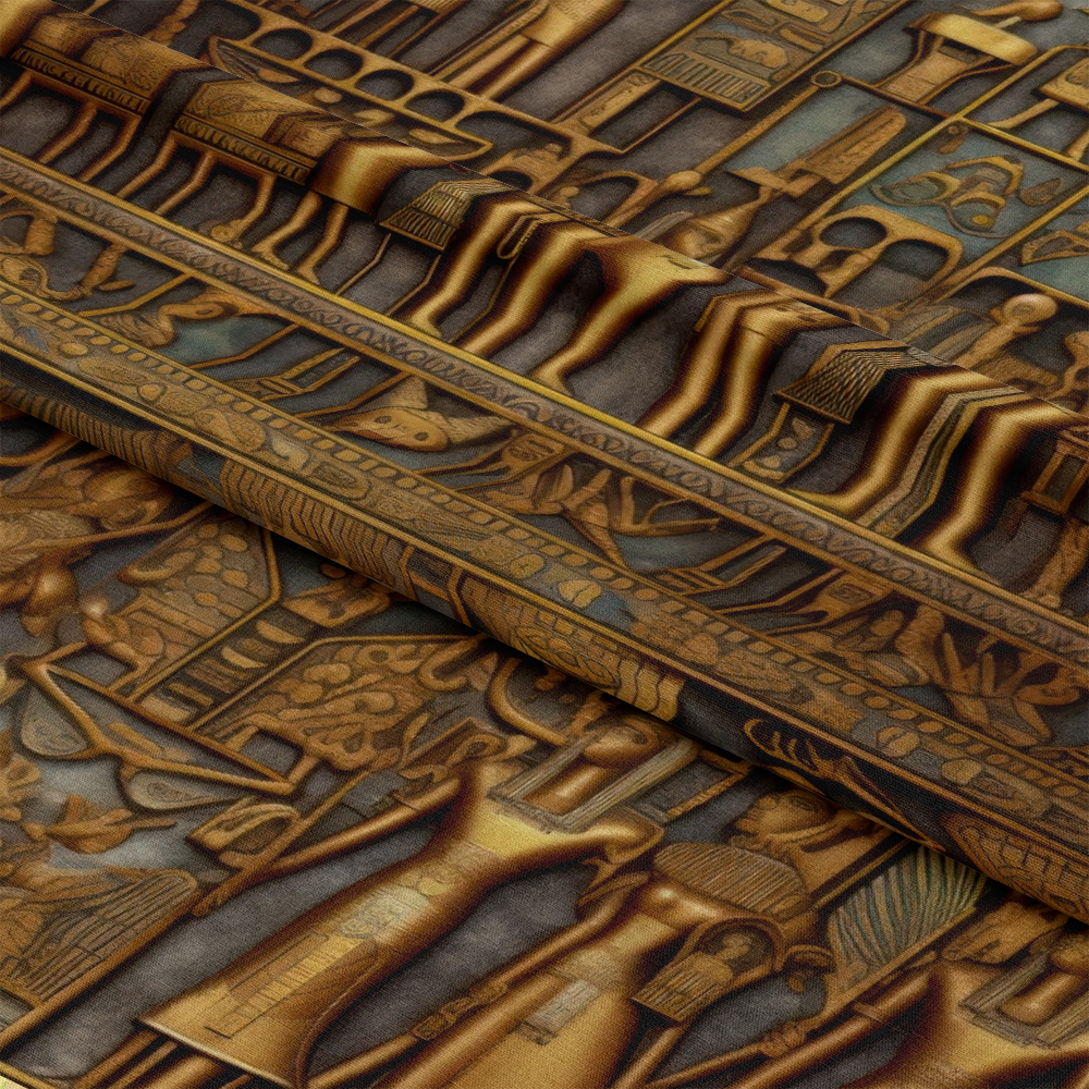 2D Ancient Egypt Pattern 41 Quilting Cotton Fabric – FabricMegaStore.com