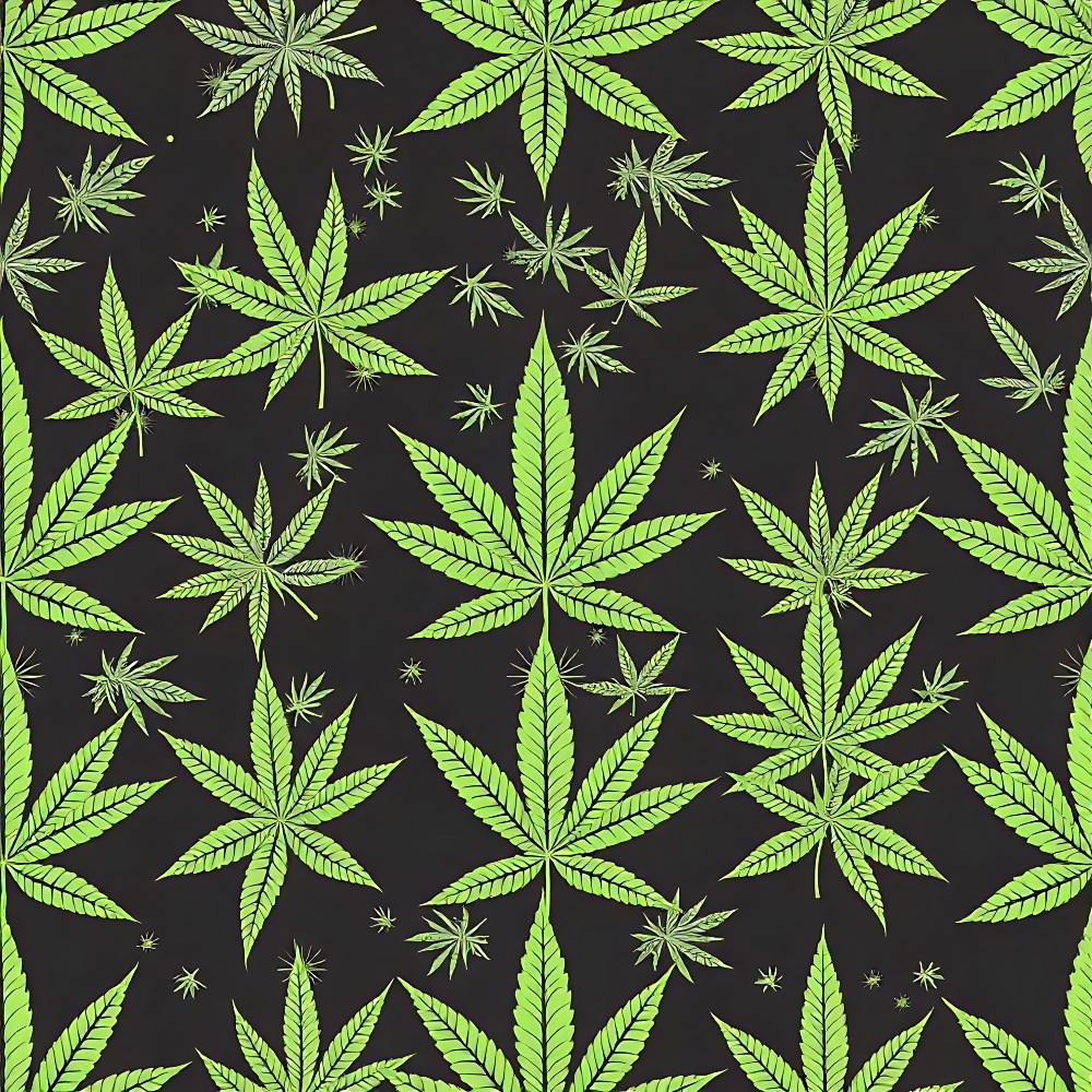 420 Marijuana Allover Pattern 12 Quilting Cotton Fabric ...