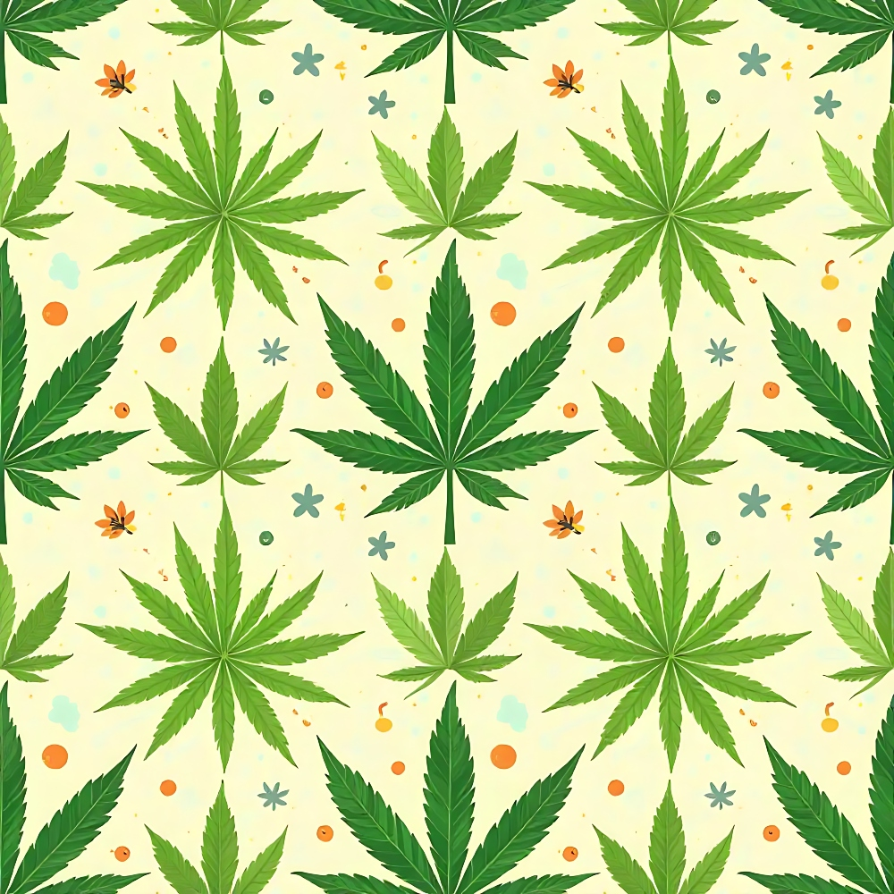 420 Marijuana Allover Pattern 3 Quilting Cotton Fabric ...