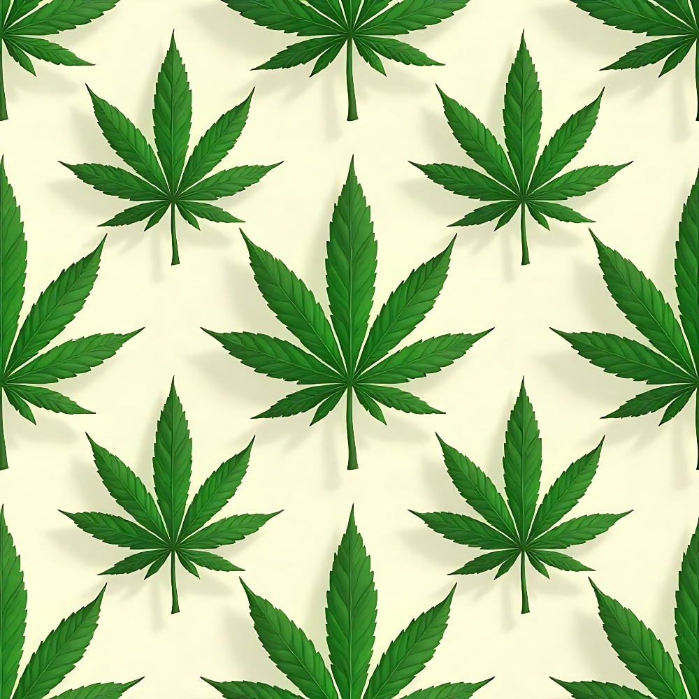 420 Marijuana Allover Pattern 7 Quilting Cotton Fabric ...