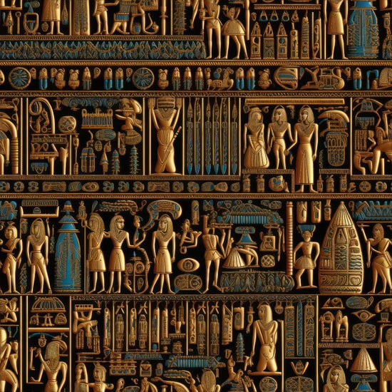 2D Ancient Egypt Pattern 25 Quilting Cotton Fabric – FabricMegaStore.com