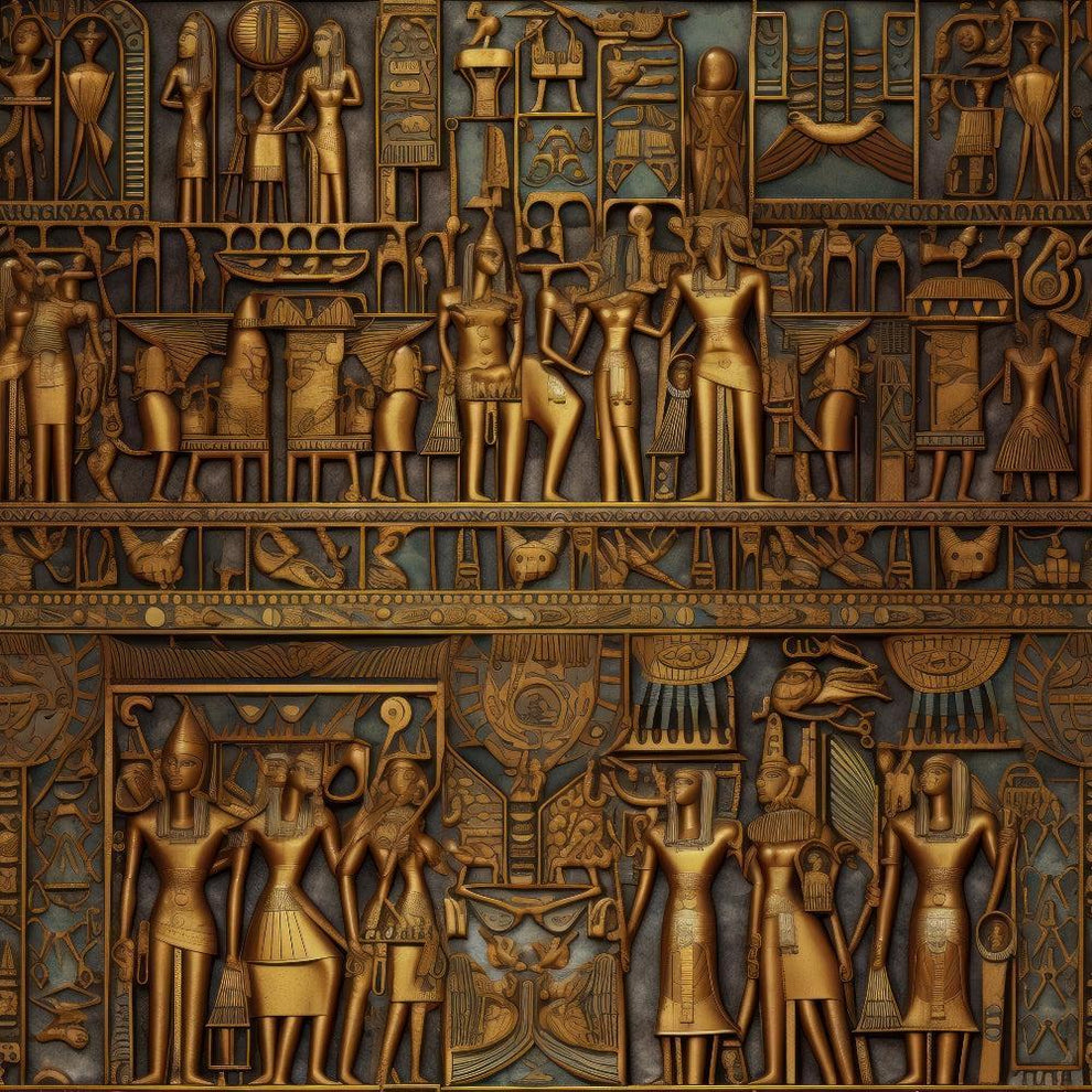 2D Ancient Egypt Pattern 41 Quilting Cotton Fabric – FabricMegaStore.com