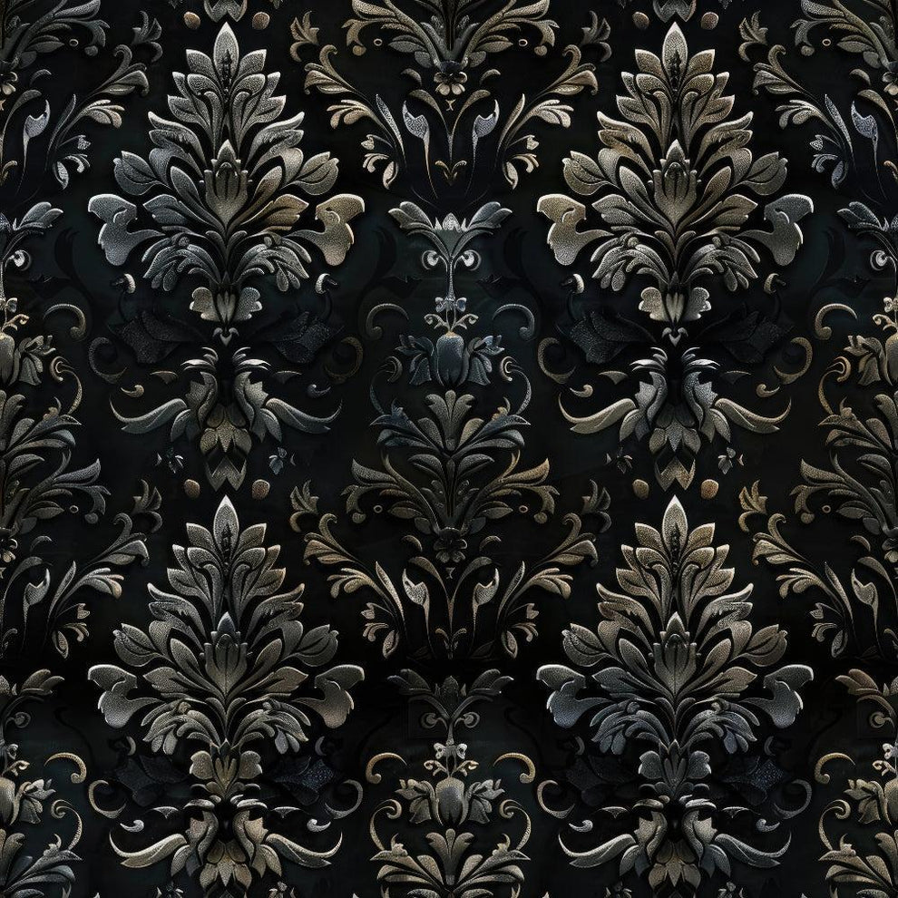 Gothic Damask Pattern 3 Quilting Cotton Fabric – FabricMegaStore.com