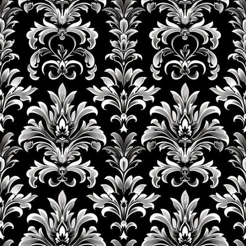 Gothic Damask Pattern 12 Quilting Cotton Fabric – FabricMegaStore.com