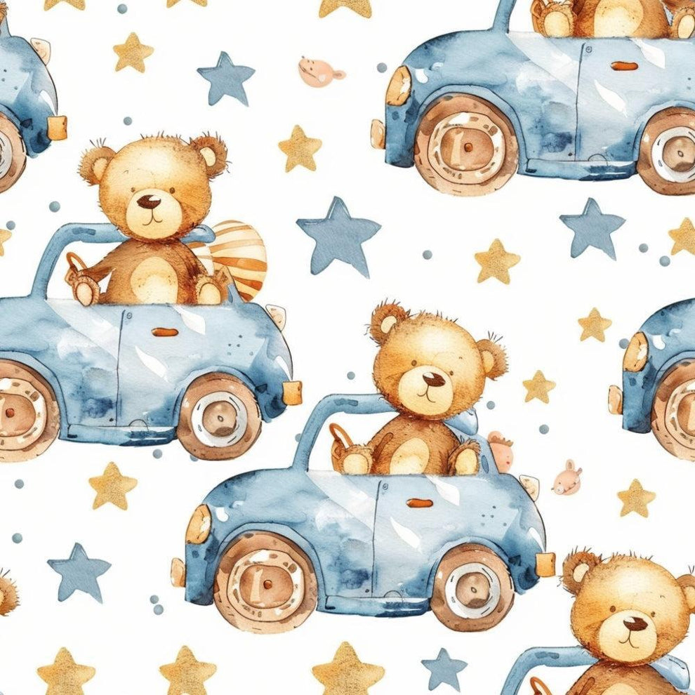 Watercolor Baby Pattern 5 Quilting Cotton Fabric – FabricMegaStore.com