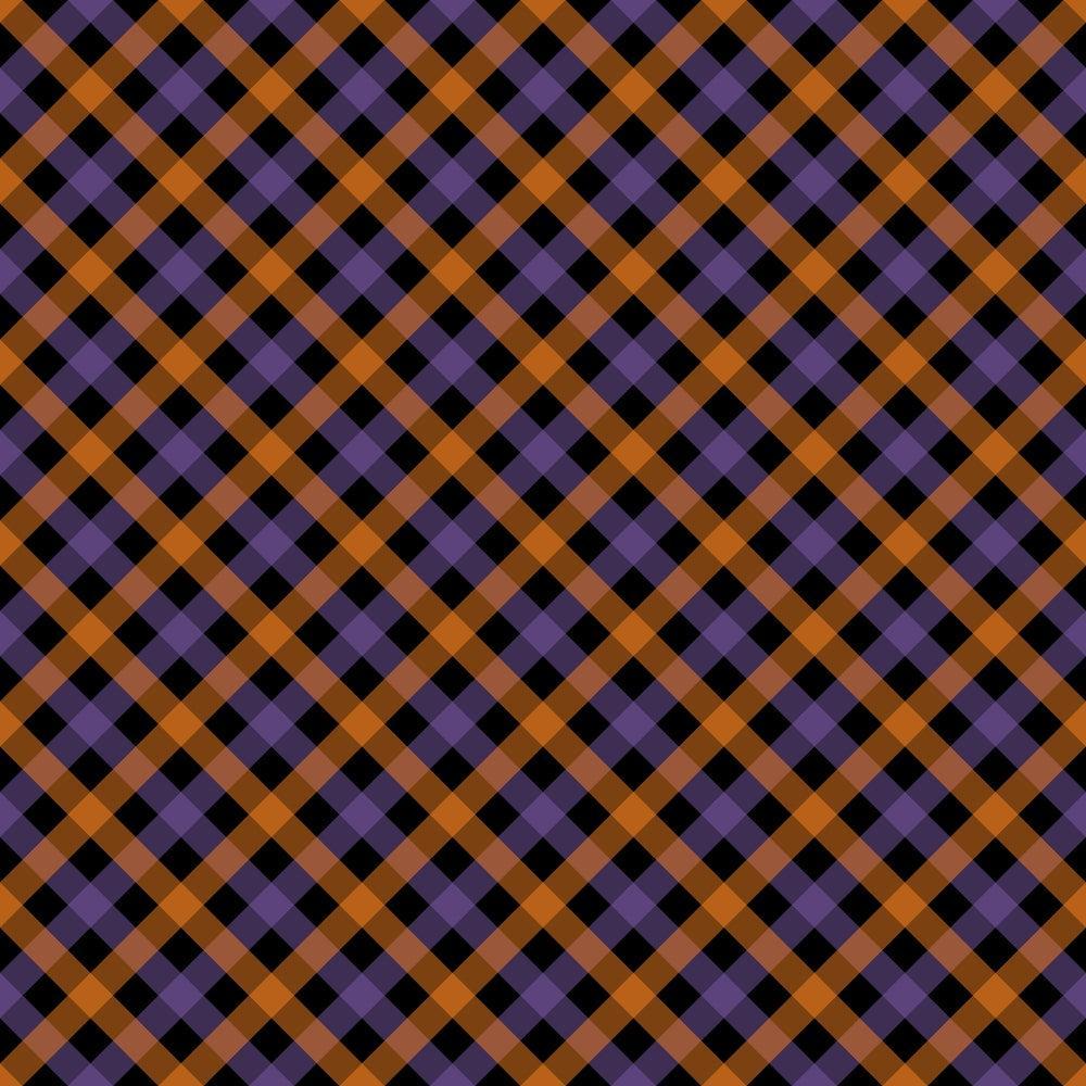 Halloween Plaid Pattern 3 Quilting Cotton Fabric – FabricMegaStore.com