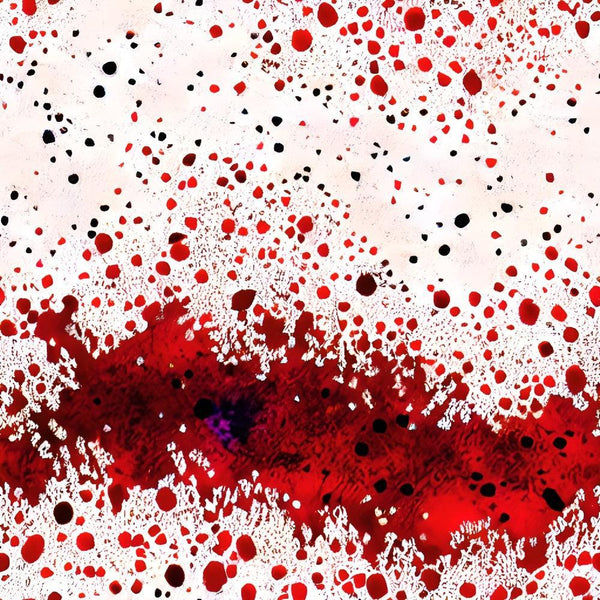 Blood Spatter Pattern 4 Quilting Cotton Fabric – FabricMegaStore.com