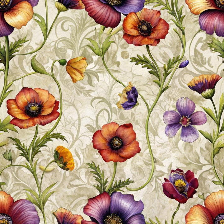 Assorted Vintage Florals – FabricMegaStore.com