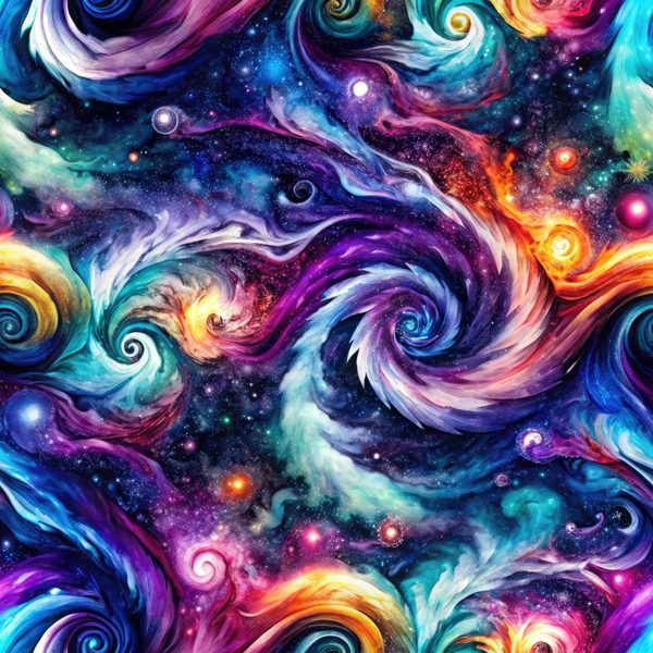 Cosmic Swirls Pattern 9 Quilting Cotton Fabric – FabricMegaStore.com