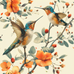 Hummingbirds in Spring Pattern 8 Quilting Cotton Fabric ...