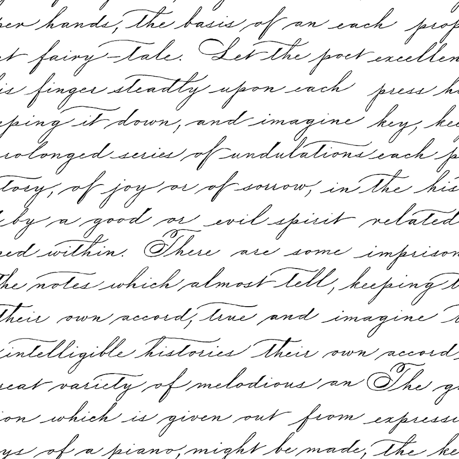 Vintage Handwriting – FabricMegaStore.com