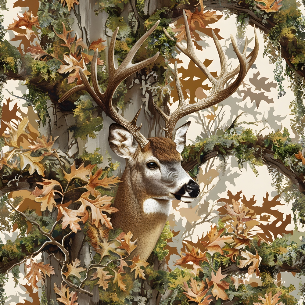 Tree Camouflage Pattern 12 Quilting Cotton Fabric – FabricMegaStore.com