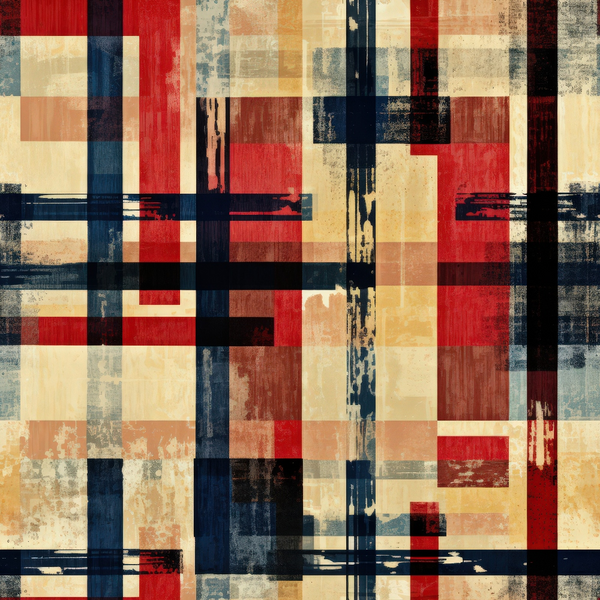 Grunge Plaid Pattern 1 Quilting Cotton Fabric – FabricMegaStore.com