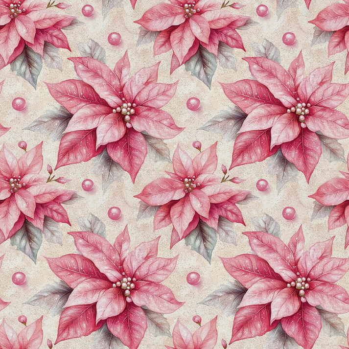 A Frosted Christmas Pattern 20 Quilting Cotton Fabric – FabricMegaStore.com