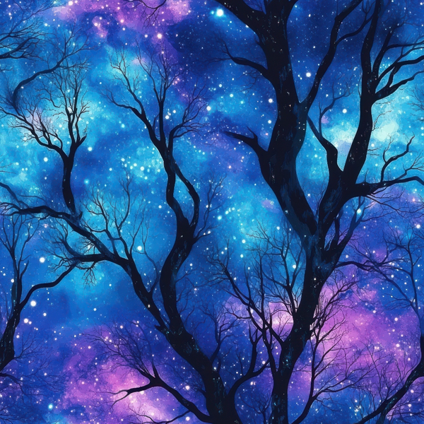 Starry Night Sky Pattern 31 Quilting Cotton Fabric – FabricMegaStore.com