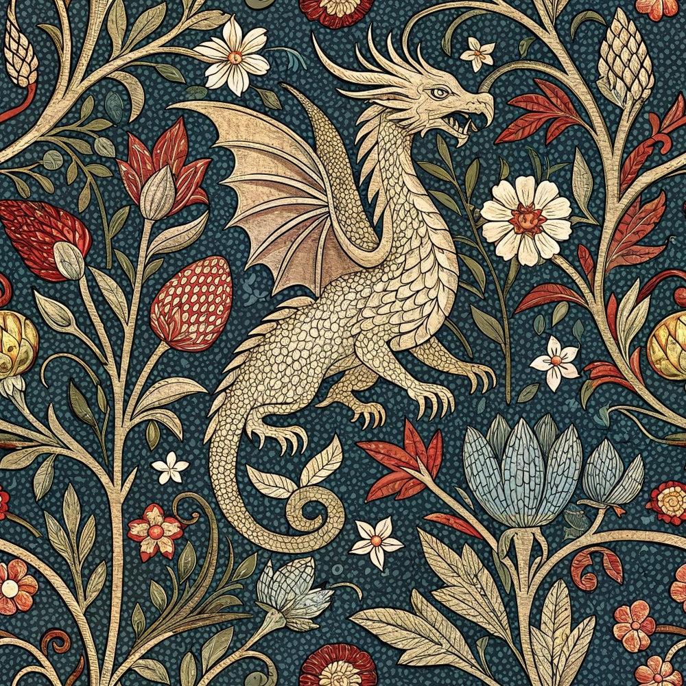 Medieval Tapestry Pattern 8 Quilting Cotton Fabric – FabricMegaStore.com