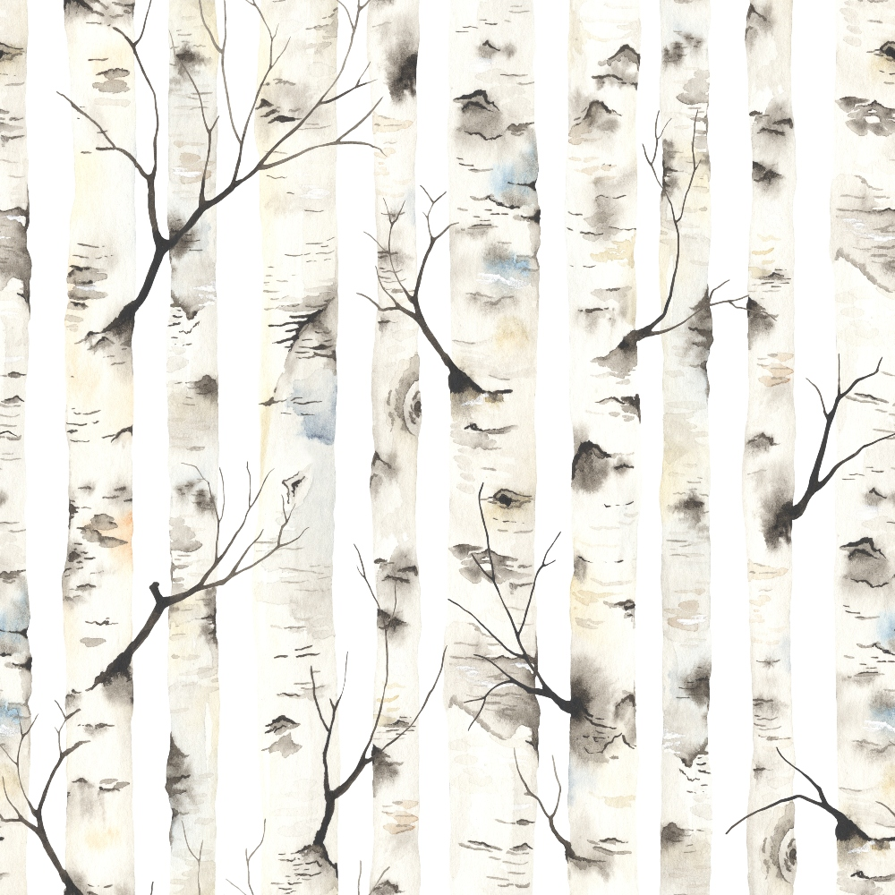 Allover Birch Trees Quilting Cotton Fabric – FabricMegaStore.com