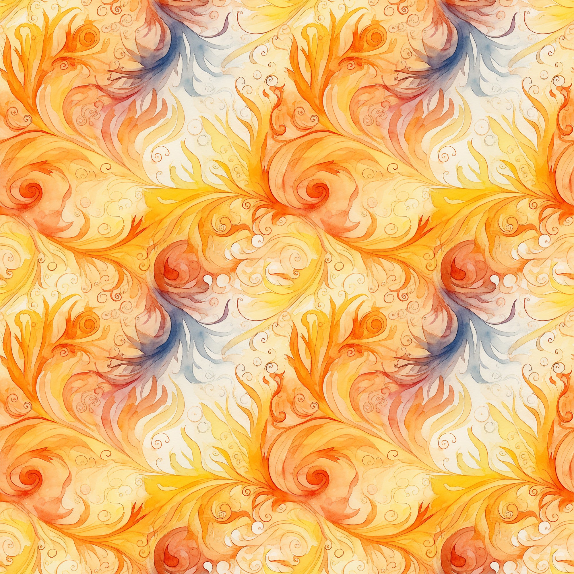 Autumn Swirls Pattern 11 Quilting Cotton Fabric – FabricMegaStore.com