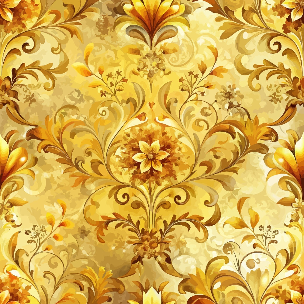 Baroque Florals Pattern 116 Quilting Cotton Fabric – FabricMegaStore.com