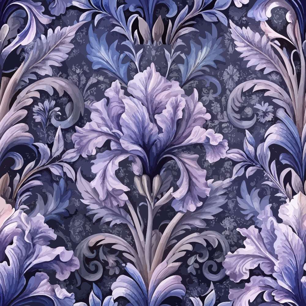 Baroque Florals Pattern 53 Quilting Cotton Fabric – FabricMegaStore.com
