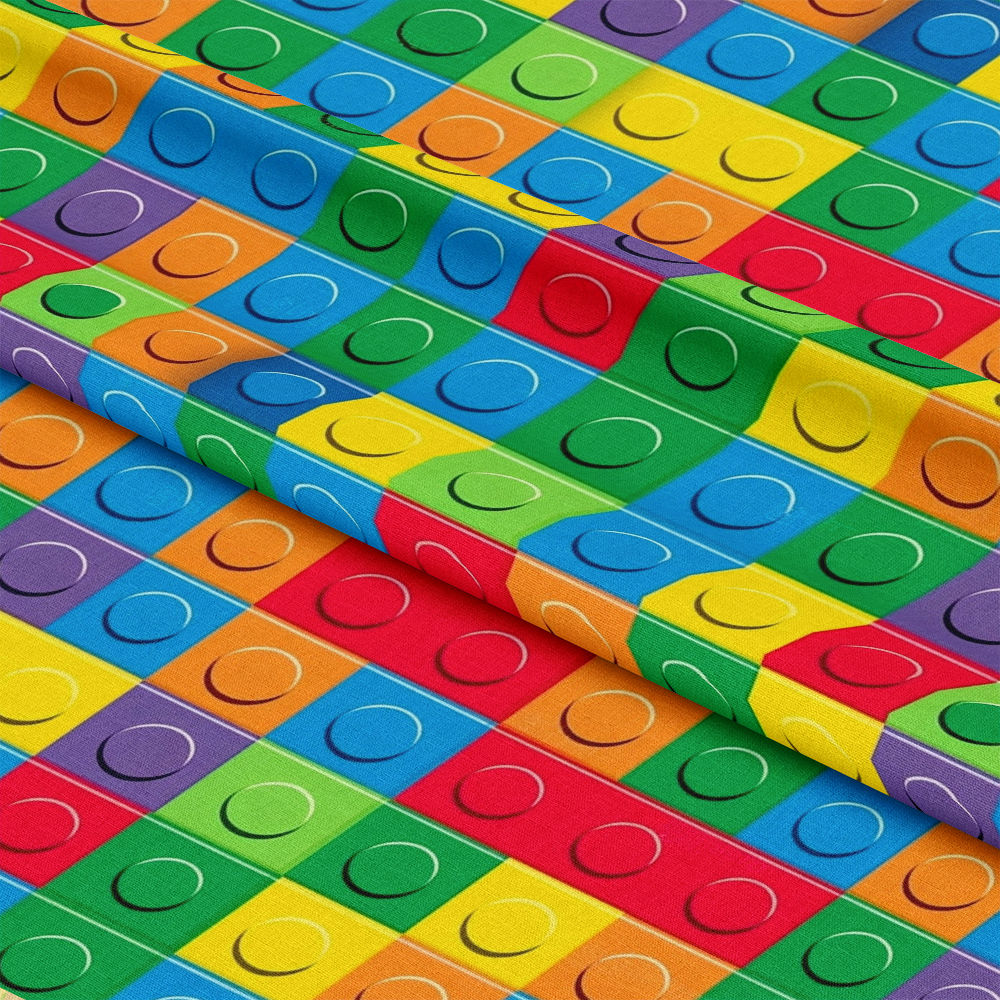 Building Blocks Pattern 21 Quilting Cotton Fabric – FabricMegaStore.com