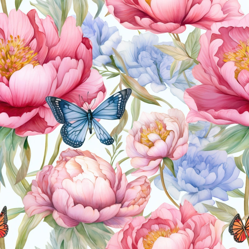 Butterfly Dance Pattern 3 Quilting Cotton Fabric – FabricMegaStore.com