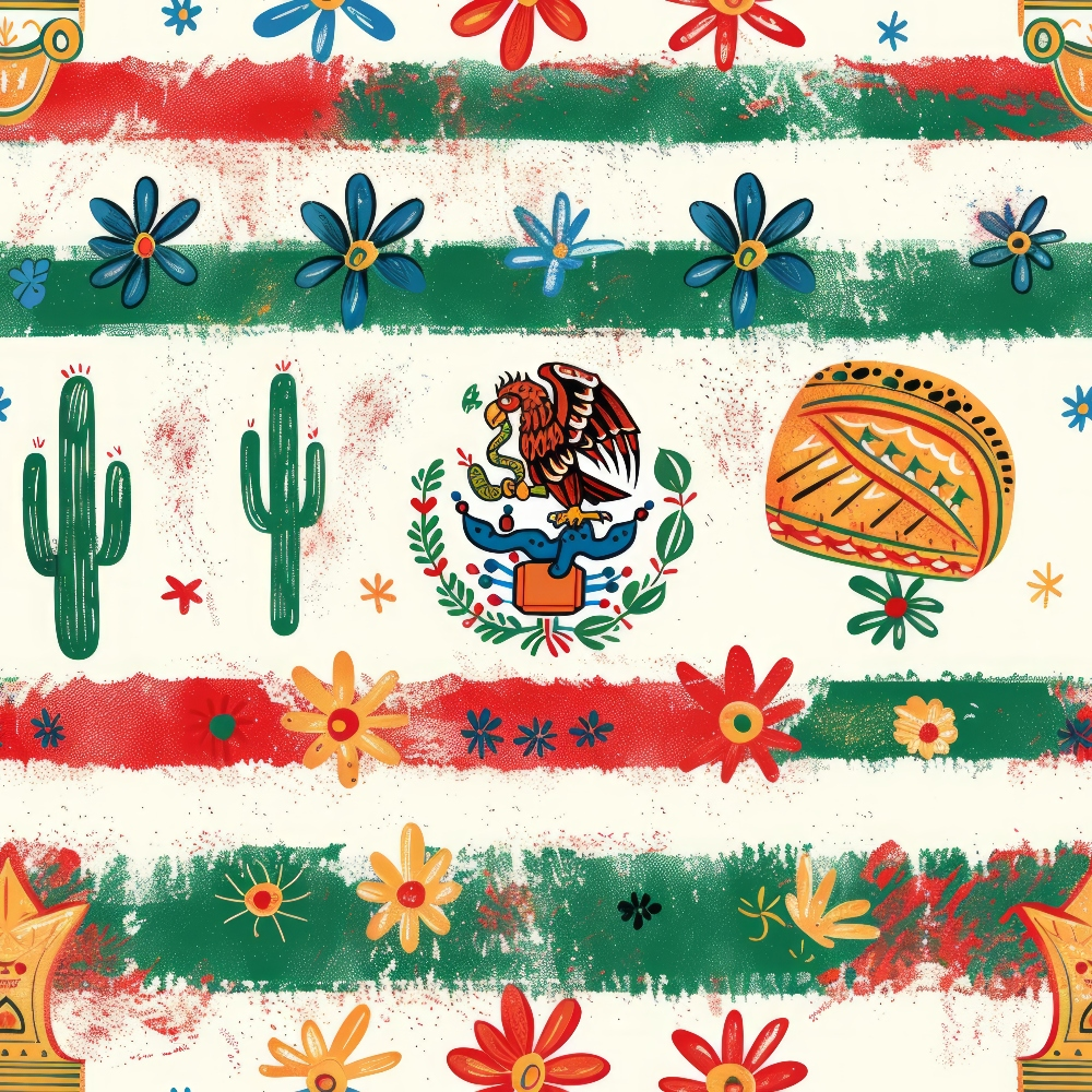 Celebrate Mexico Pattern 18 Quilting Cotton Fabric – FabricMegaStore.com