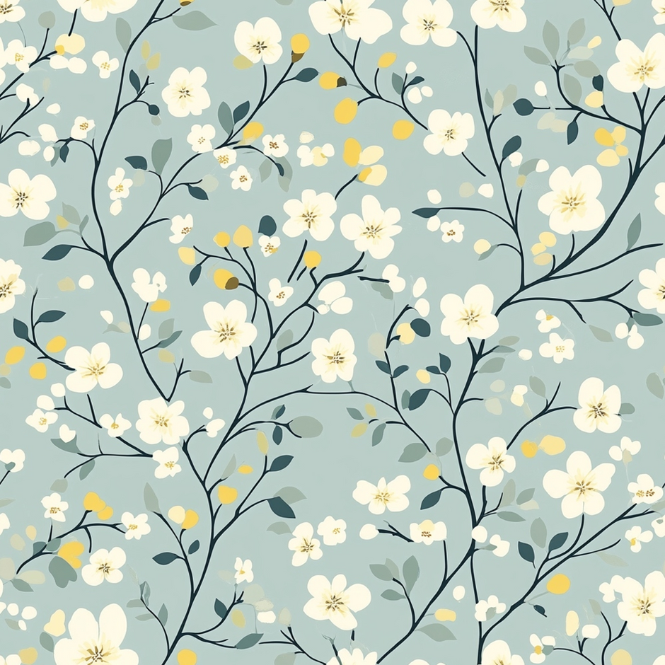 Cottagecore Garden Flowers – FabricMegaStore.com