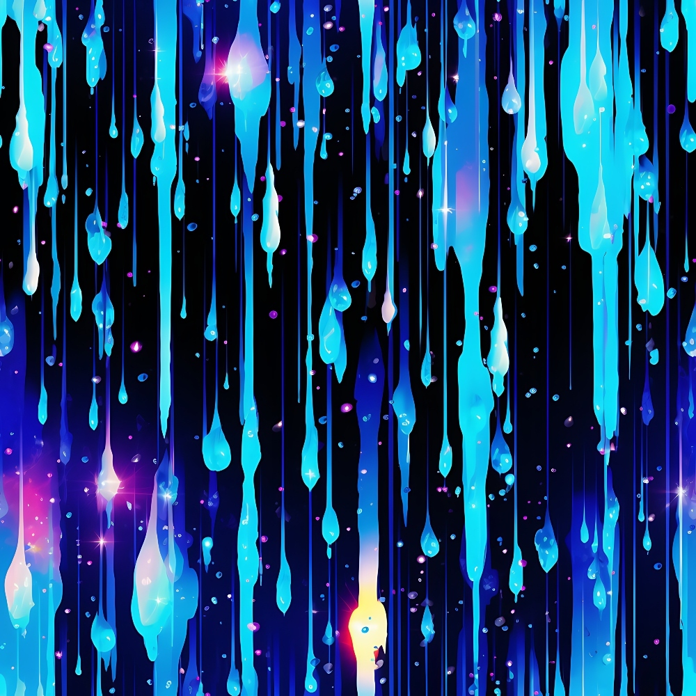 Dripping Blue Liquid Pattern 6 Quilting Cotton Fabric – FabricMegaStore.com