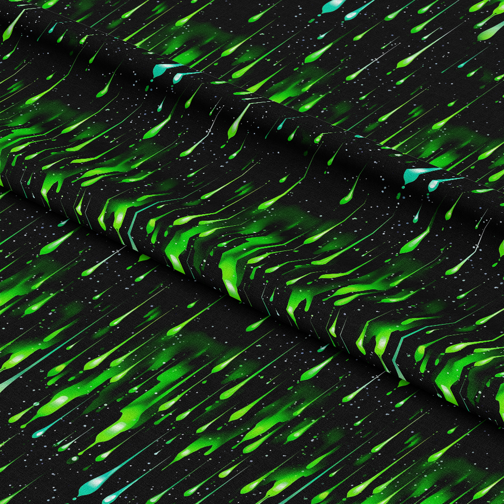 Dripping Green Liquid Pattern 2 Quilting Cotton Fabric ...