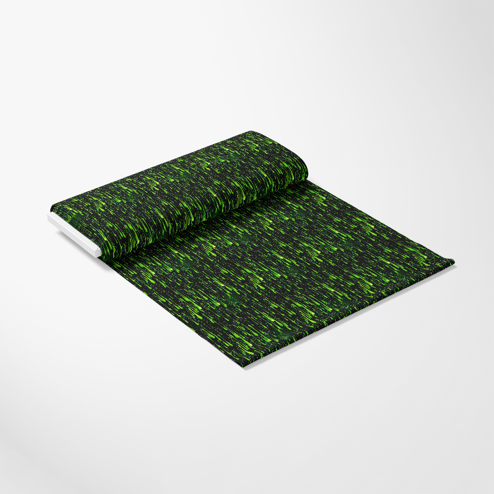 Dripping Green Liquid Pattern 4 Quilting Cotton Fabric ...