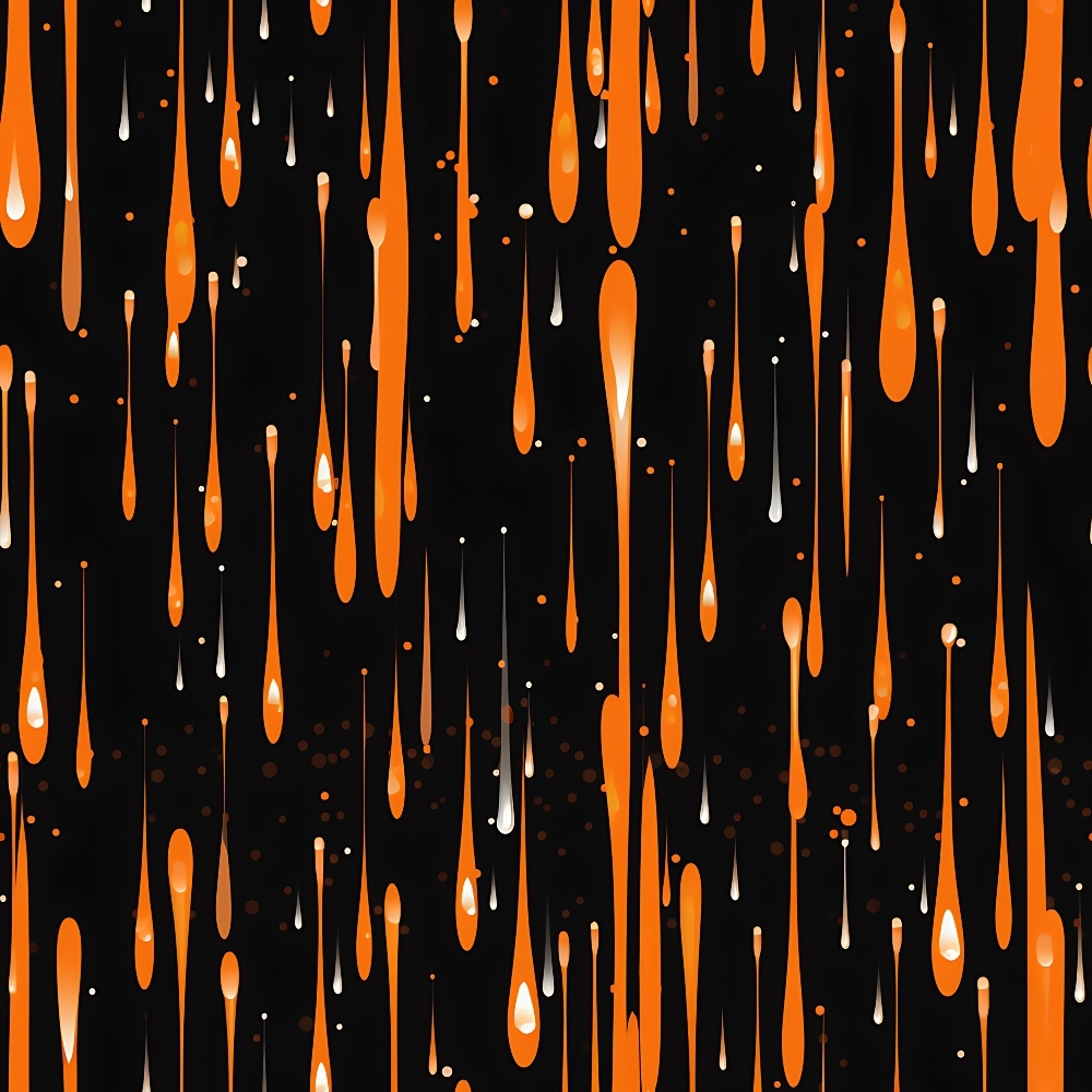 Dripping Orange Liquid Pattern 2 Quilting Cotton Fabric ...