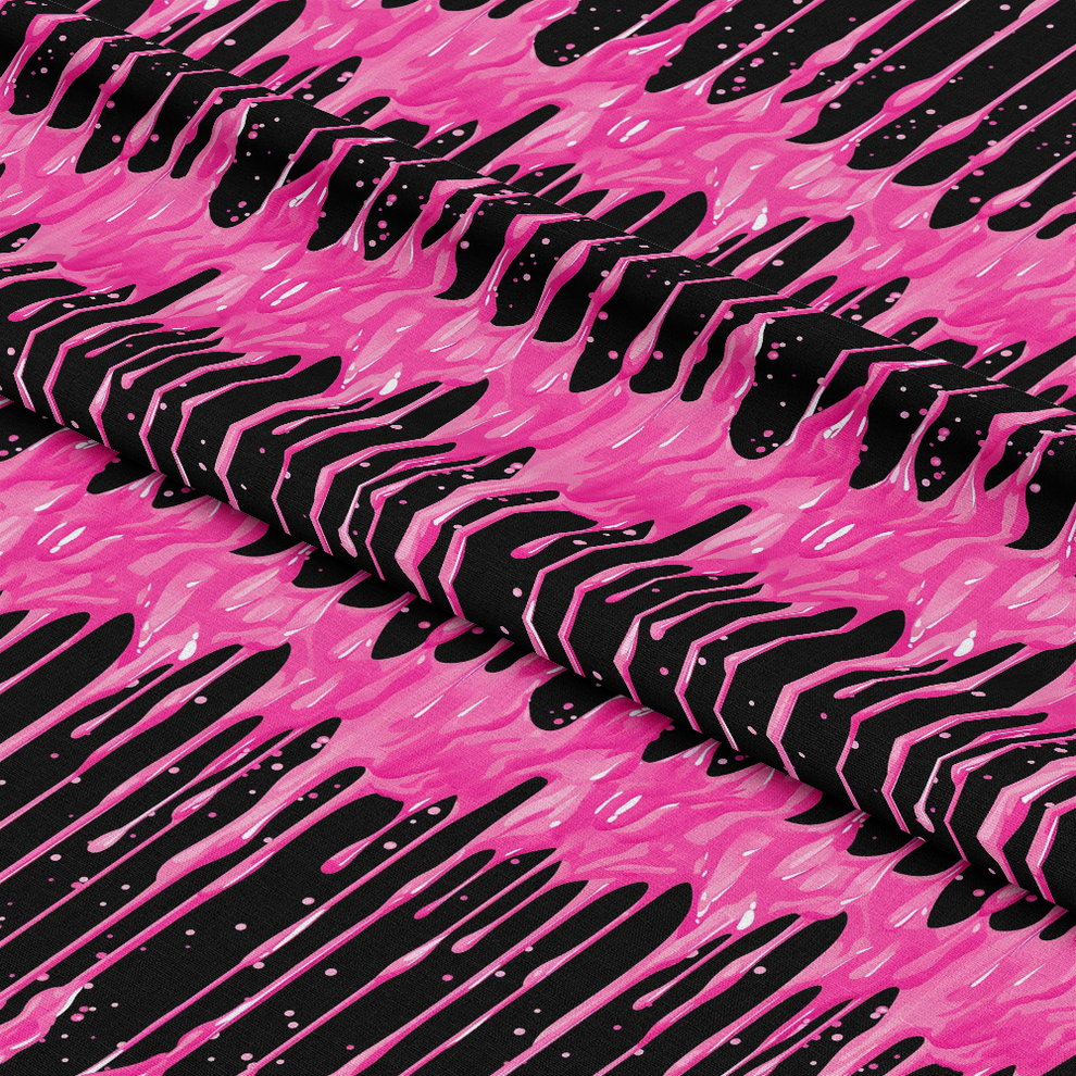 Dripping Pink Liquid Pattern 4 Quilting Cotton Fabric – FabricMegaStore.com