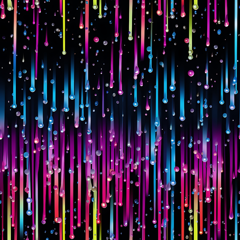 Dripping Rainbow Liquid Pattern 12 Quilting Cotton Fabric ...