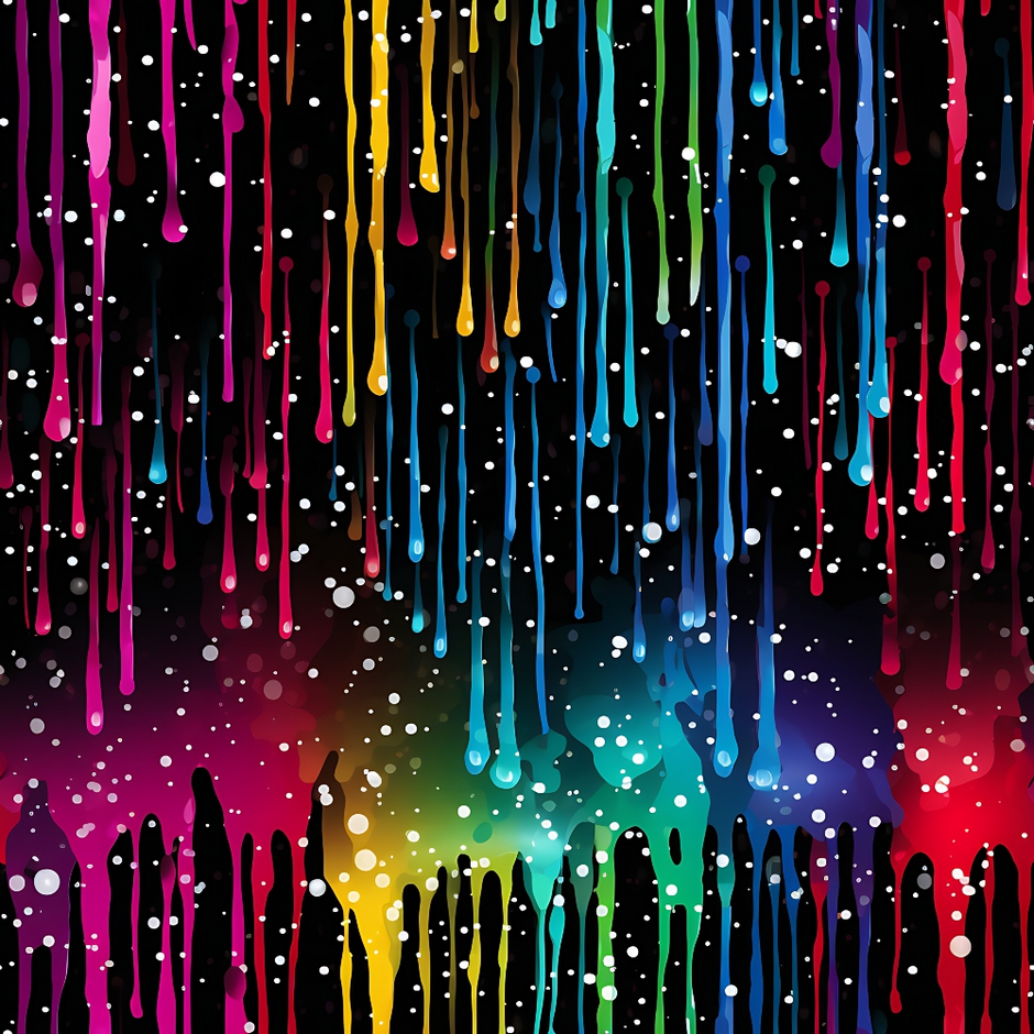 Dripping Rainbow Liquid – FabricMegaStore.com
