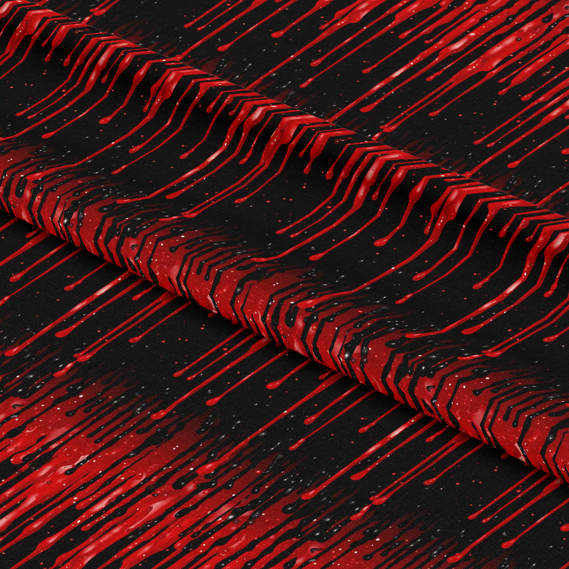 Dripping Red Liquid Pattern 3 Quilting Cotton Fabric – FabricMegaStore.com