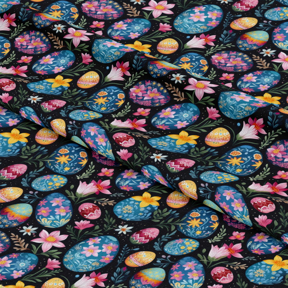 Easter Eggs Pattern 12 Quilting Cotton Fabric – FabricMegaStore.com