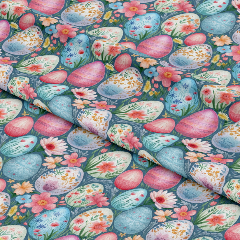 Easter Eggs Pattern 21 Quilting Cotton Fabric – FabricMegaStore.com