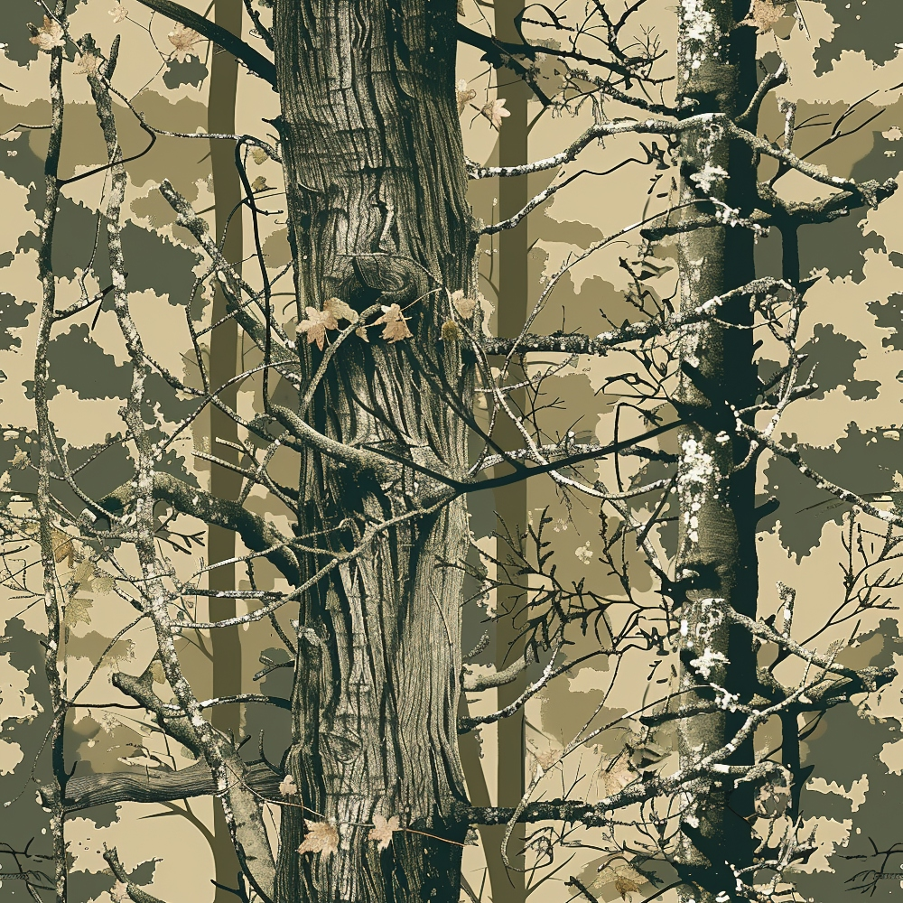 Forest Camouflage Pattern 1 Quilting Cotton Fabric – FabricMegaStore.com
