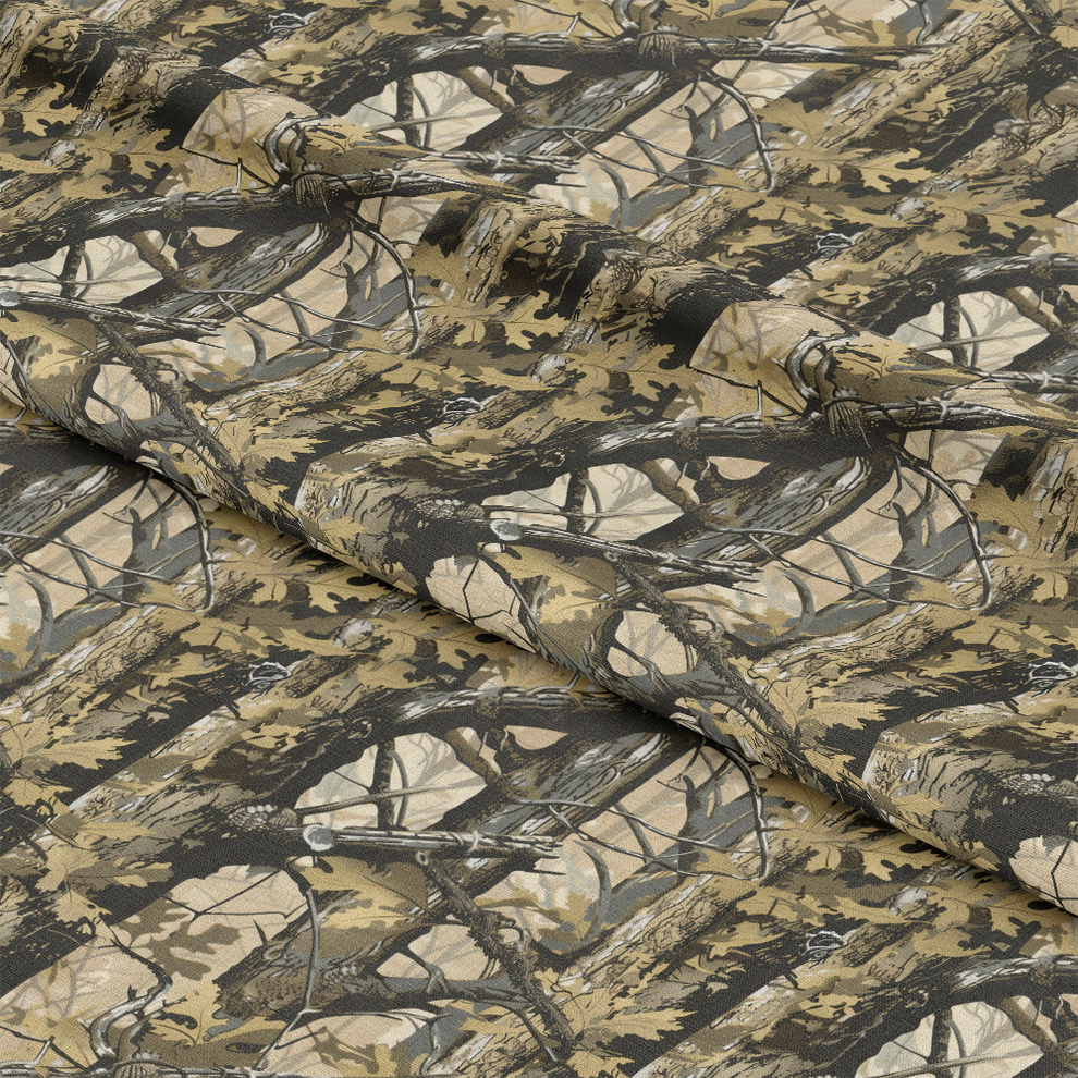 Forest Camouflage Pattern 5 Quilting Cotton Fabric – FabricMegaStore.com