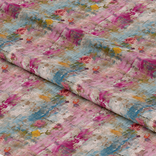 Girly Grunge Plaster Pattern 1 Quilting Cotton Fabric – FabricMegaStore.com
