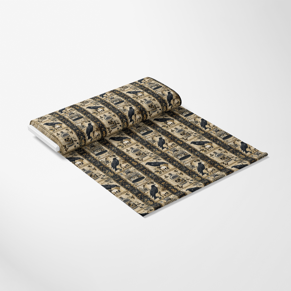 Gothic Patchwork Pattern 4 Quilting Cotton Fabric – FabricMegaStore.com