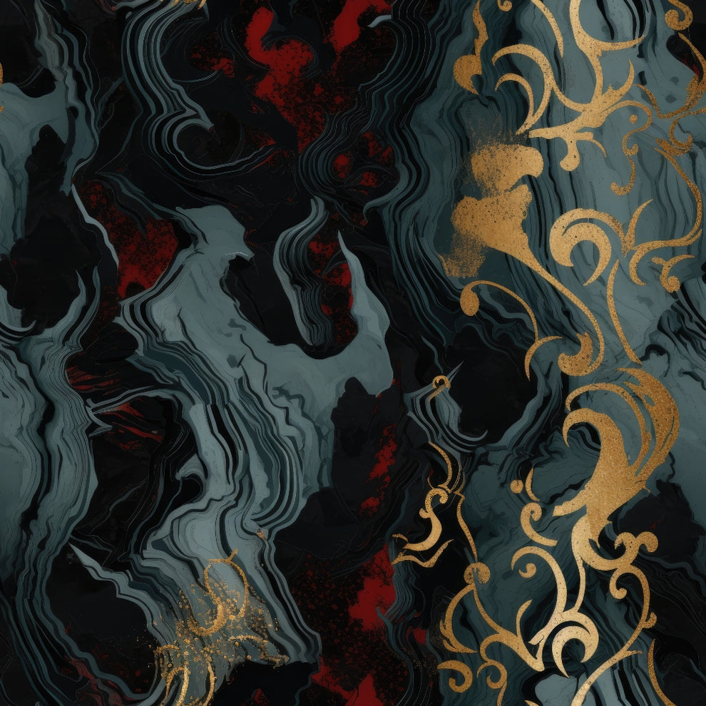 Gothic Vortex Pattern 6 Quilting Cotton Fabric – FabricMegaStore.com