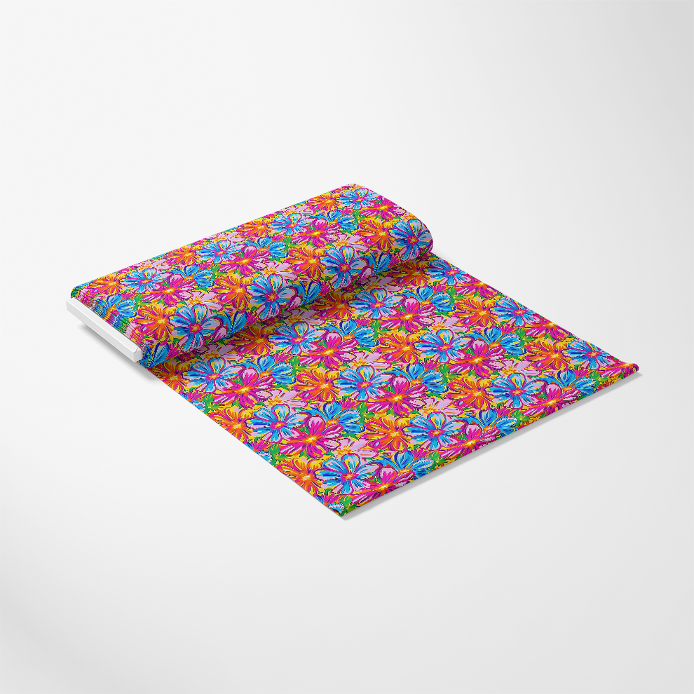 Groovy Hippie Pattern 19 Quilting Cotton Fabric – FabricMegaStore.com