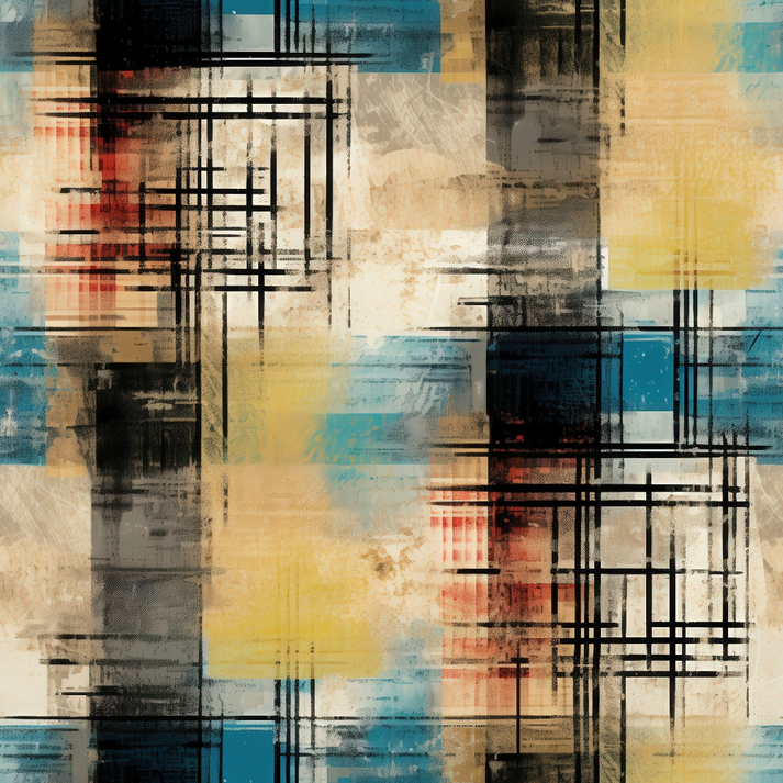 Grunge Plaid Pattern 10 Quilting Cotton Fabric – FabricMegaStore.com